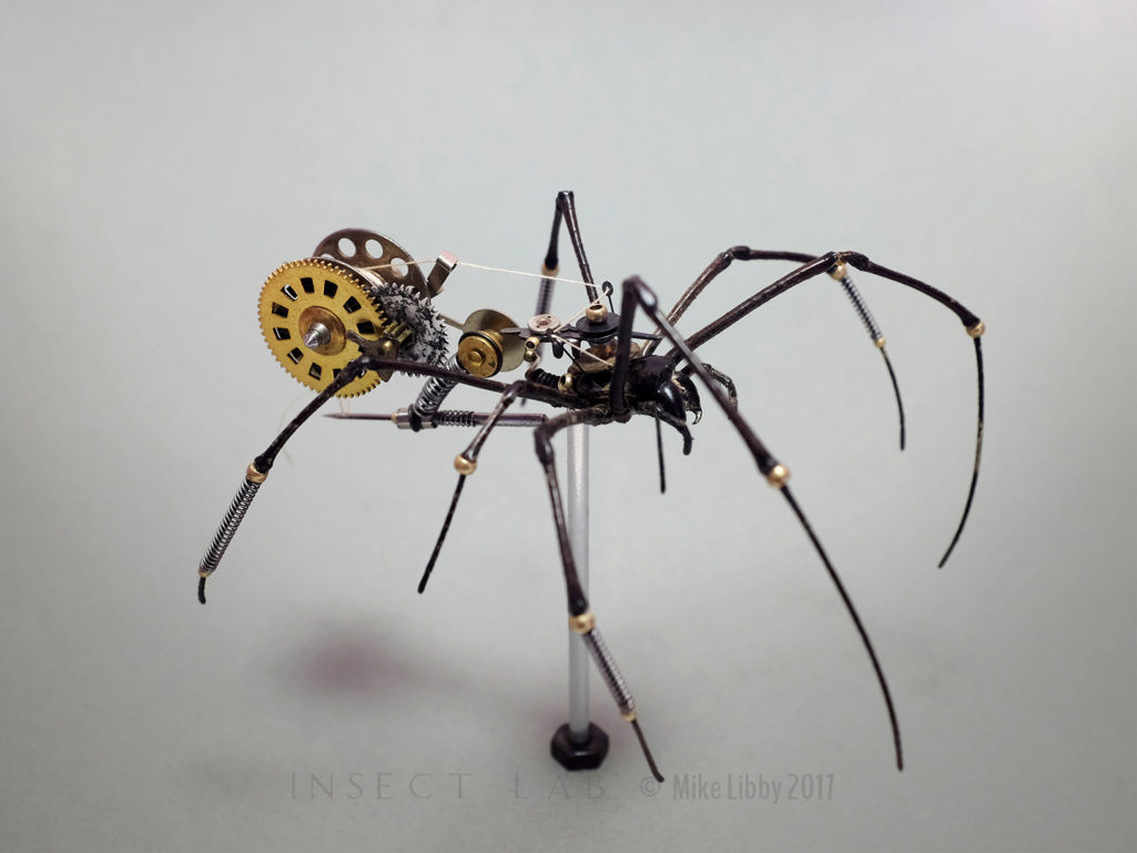 Mechanical Golden Orb Weaver : r/blender